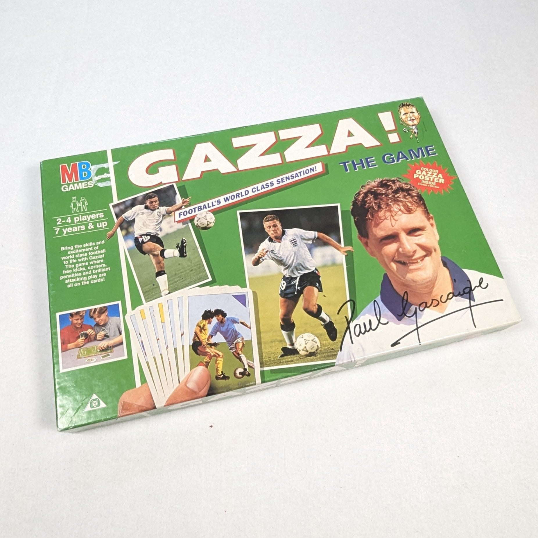 Vintage Gazza! The Game Football Merch by MB Games from 1990s – Buy now ...